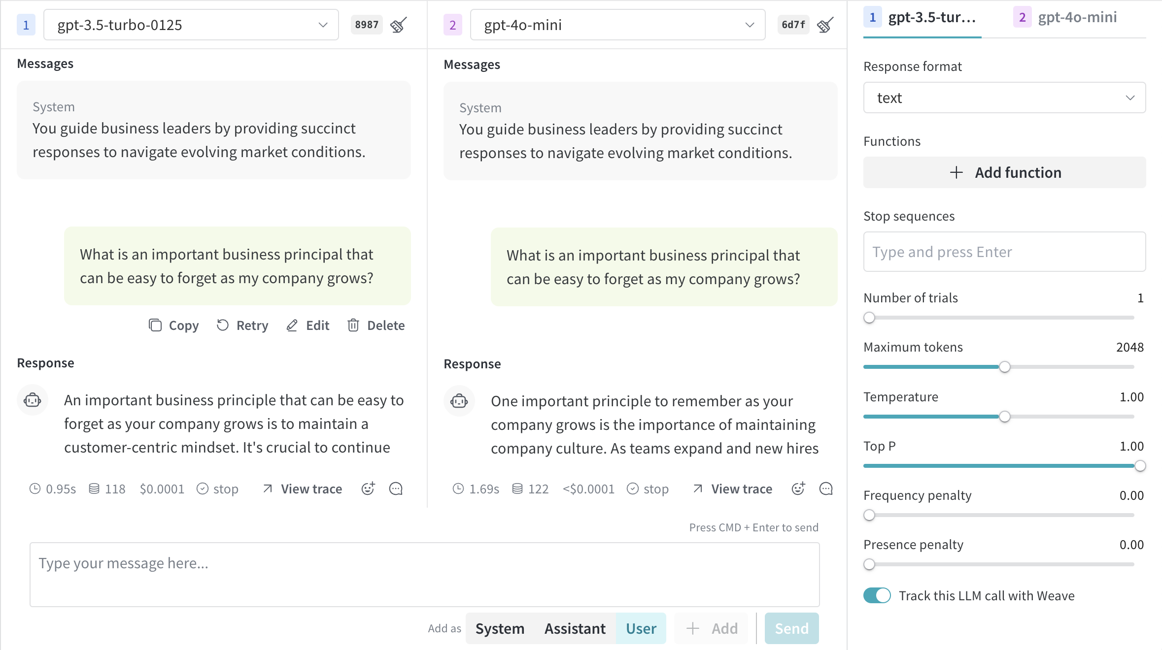 Shared Workspace – Weights & Biases